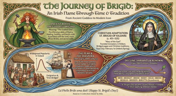 Brigid: The Name That Flowed from Ireland around the world